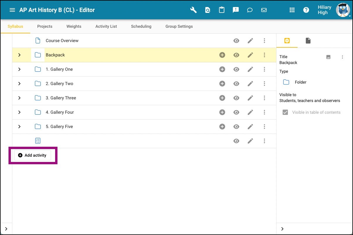 Create a Course Activity to Access LiveLesson Sessions with Class - Teacher – Pearson Connexus ...