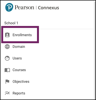 Student Enrollment Report – Pearson Connexus Support