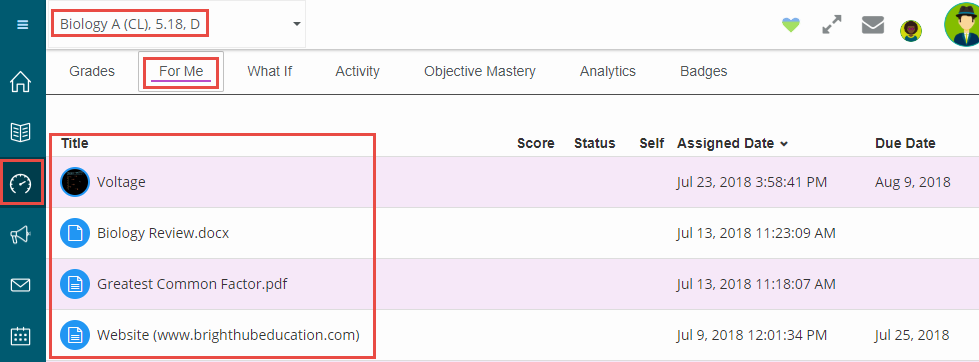 Access Personalized Activities and Tasks – Pearson Connexus Support