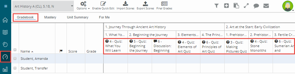 The Activity Grader – Pearson Connexus Support