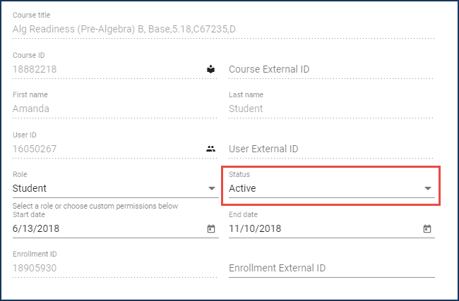 Withdrawing Students – Pearson Connexus Support