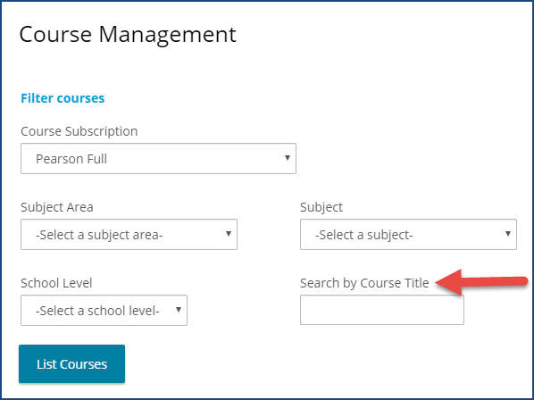 Connexus EMS Course Management Tool – Pearson Connexus Support