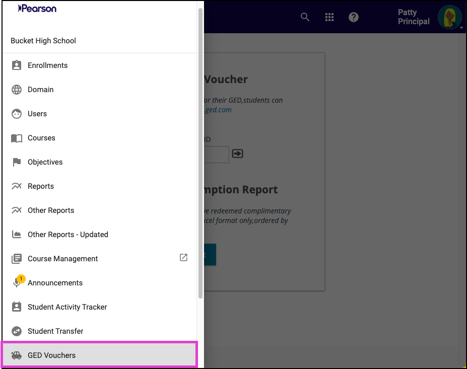 GED Practice Test Voucher Request Process – Pearson Connexus Support